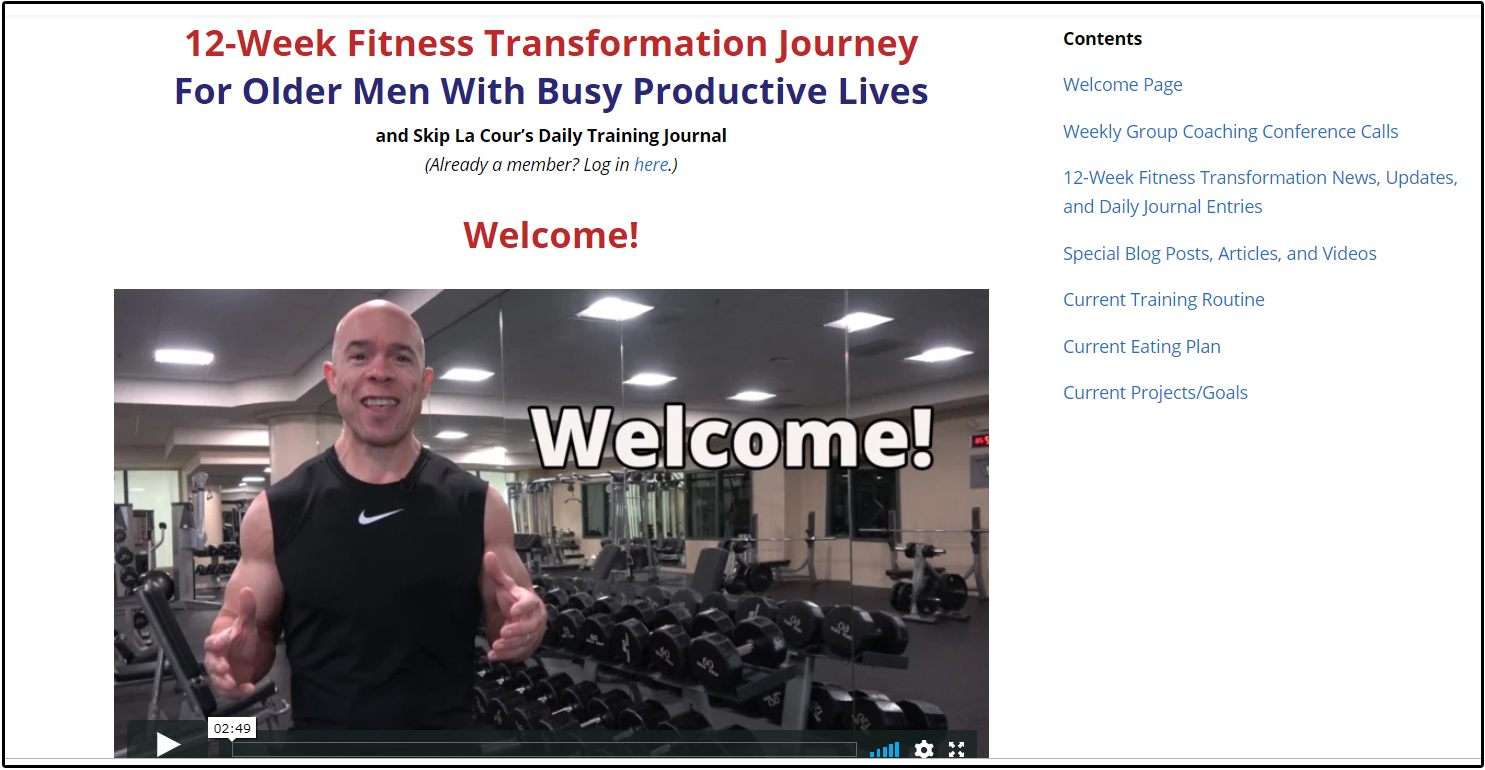 12-Week Fitness Transformation Journey For Older Men - SkipLaCour.com